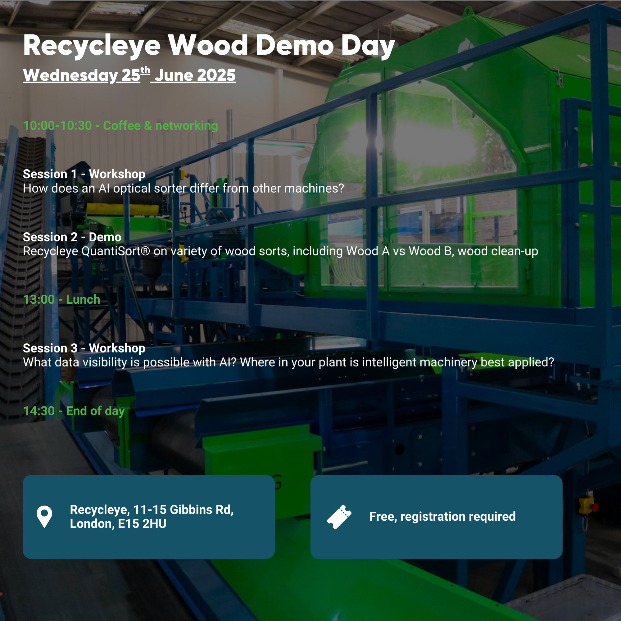 Recycleye Wood Demo Day - Recycleye
